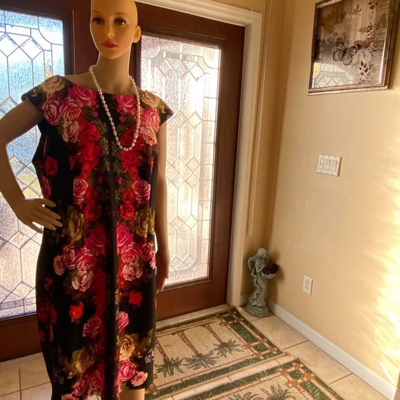 London Style | Dresses | London Style Collection Floral Dress Size 8w ...